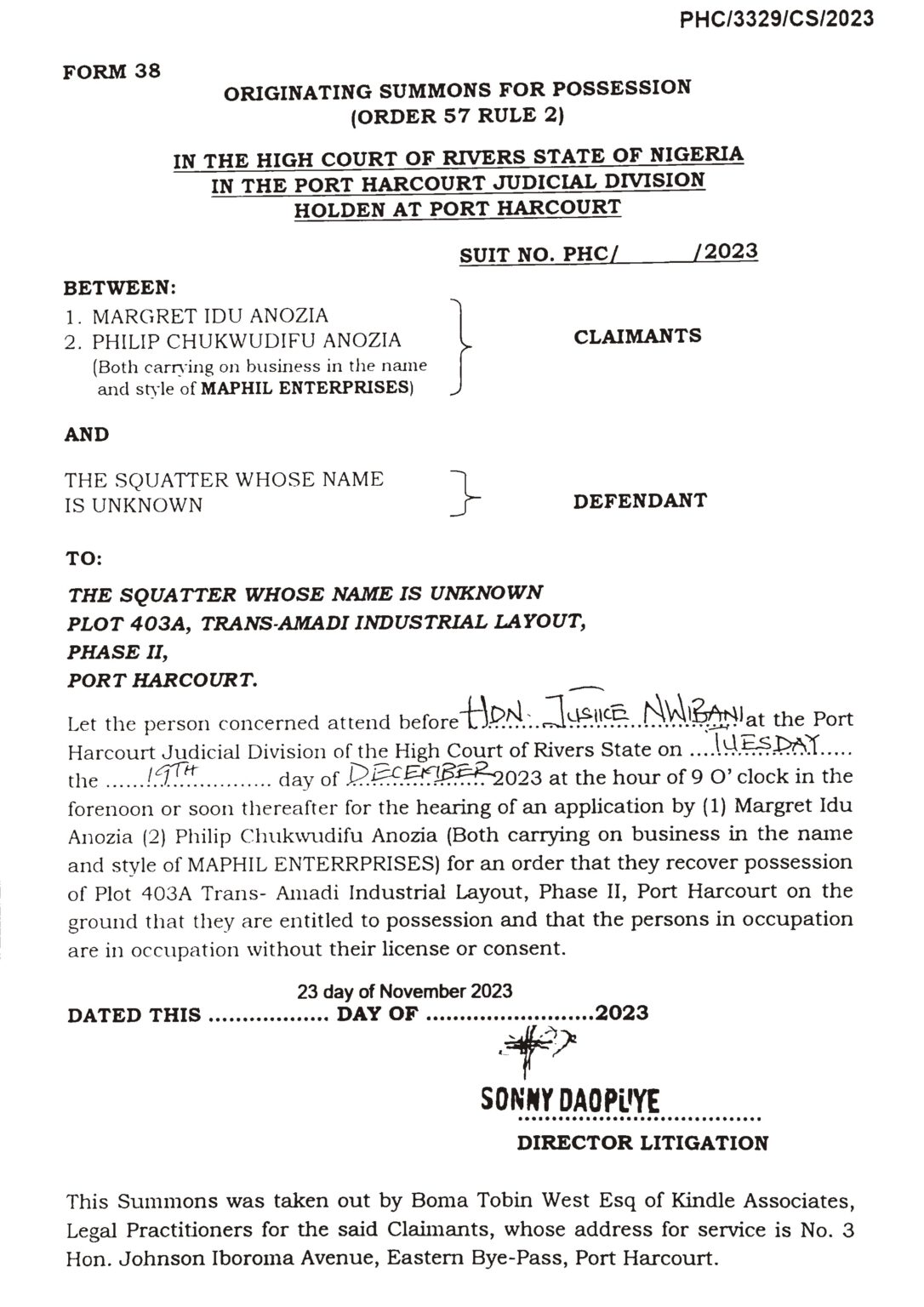 THE ORIGINAL OWNERS OF THE KALABARI LANGUAGE AND SOCIO-CULTURAL ...